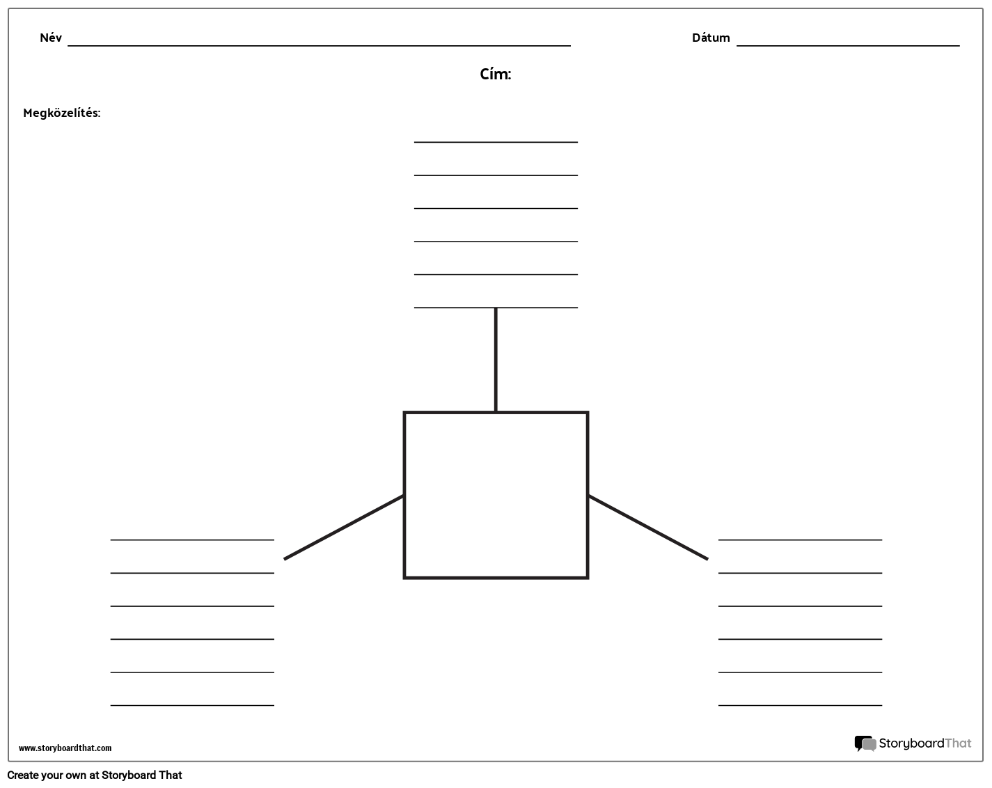 Spider Map with Lines - 3 Storyboard por hu-examples