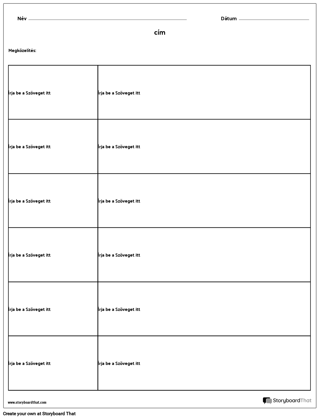 Tábla Sablon 1 Storyboard Szerint hu-examples Tábla Sablon 1 Storyboard Szerint hu-examples