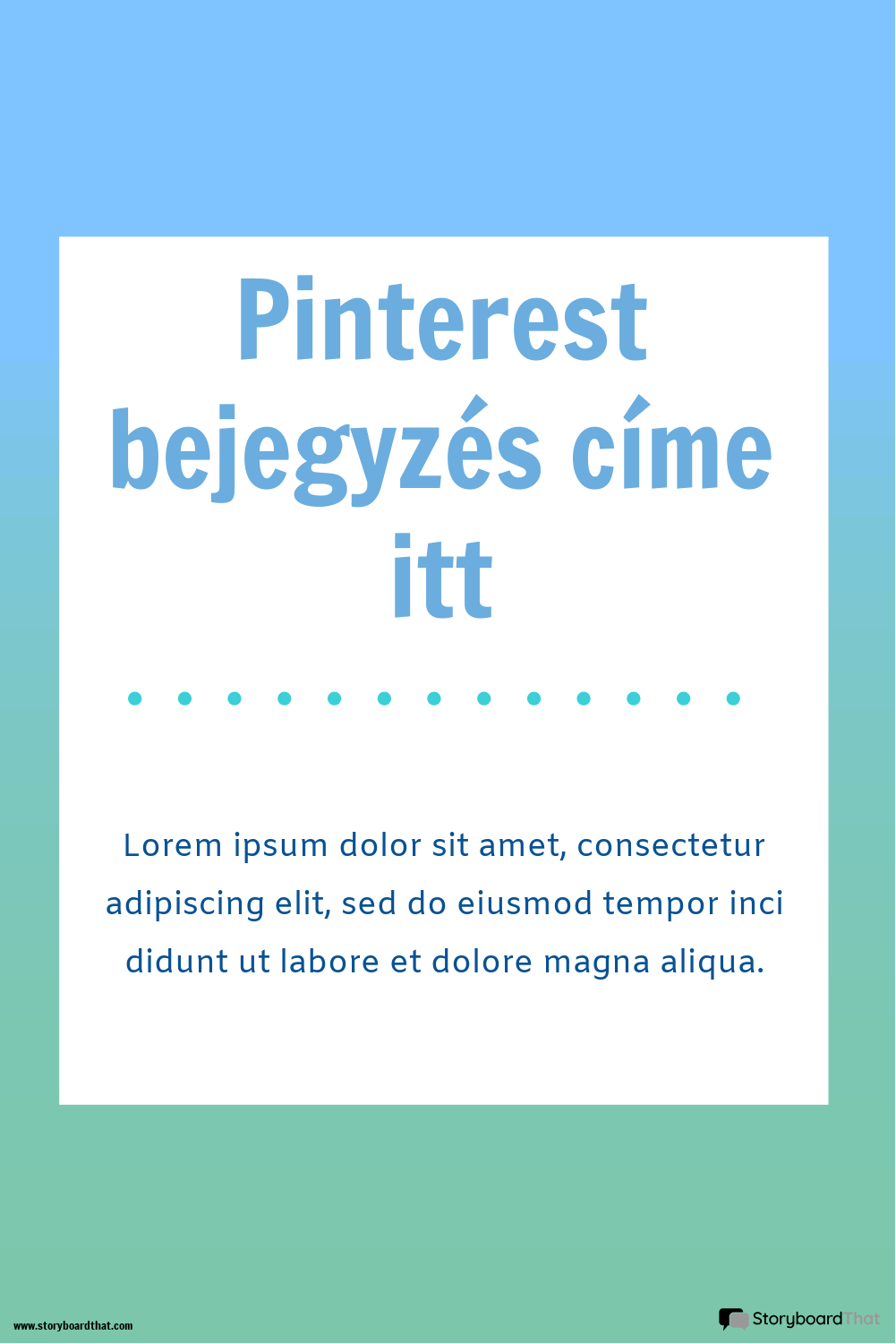 Vállalati Pinterest Sablon 5 القصة المصورة من قبل hu-examples