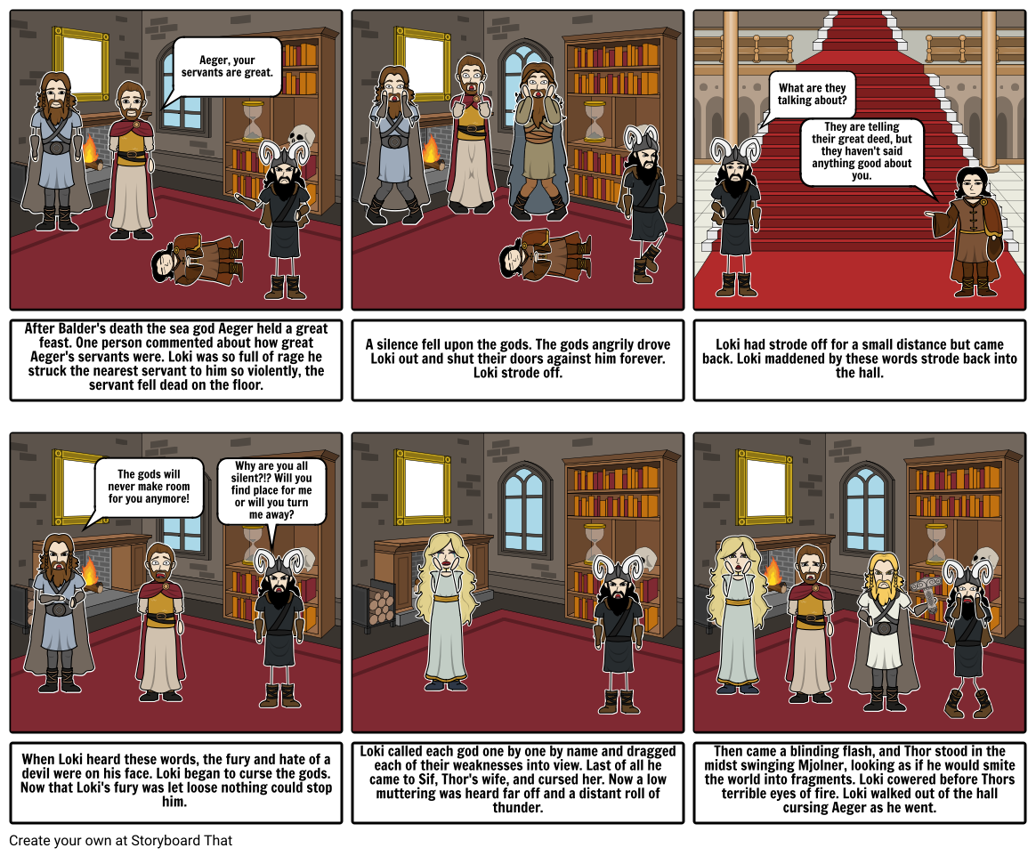 Norse Mythology Storyboard By Hudson gutie Norse Mythology Storyboard By Hudson gutie