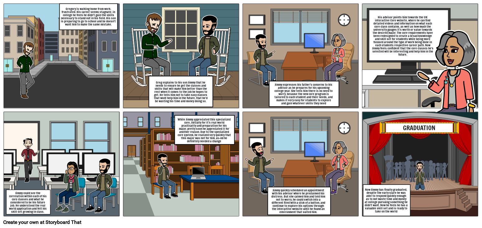 Unknown Story Storyboard por hunterguy478