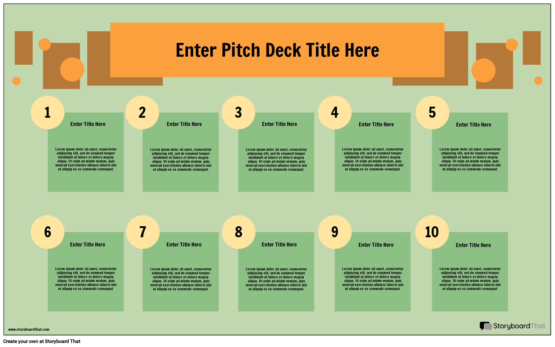 Pitch Deck Info 2 القصة المصورة من قبل Infographic Templates