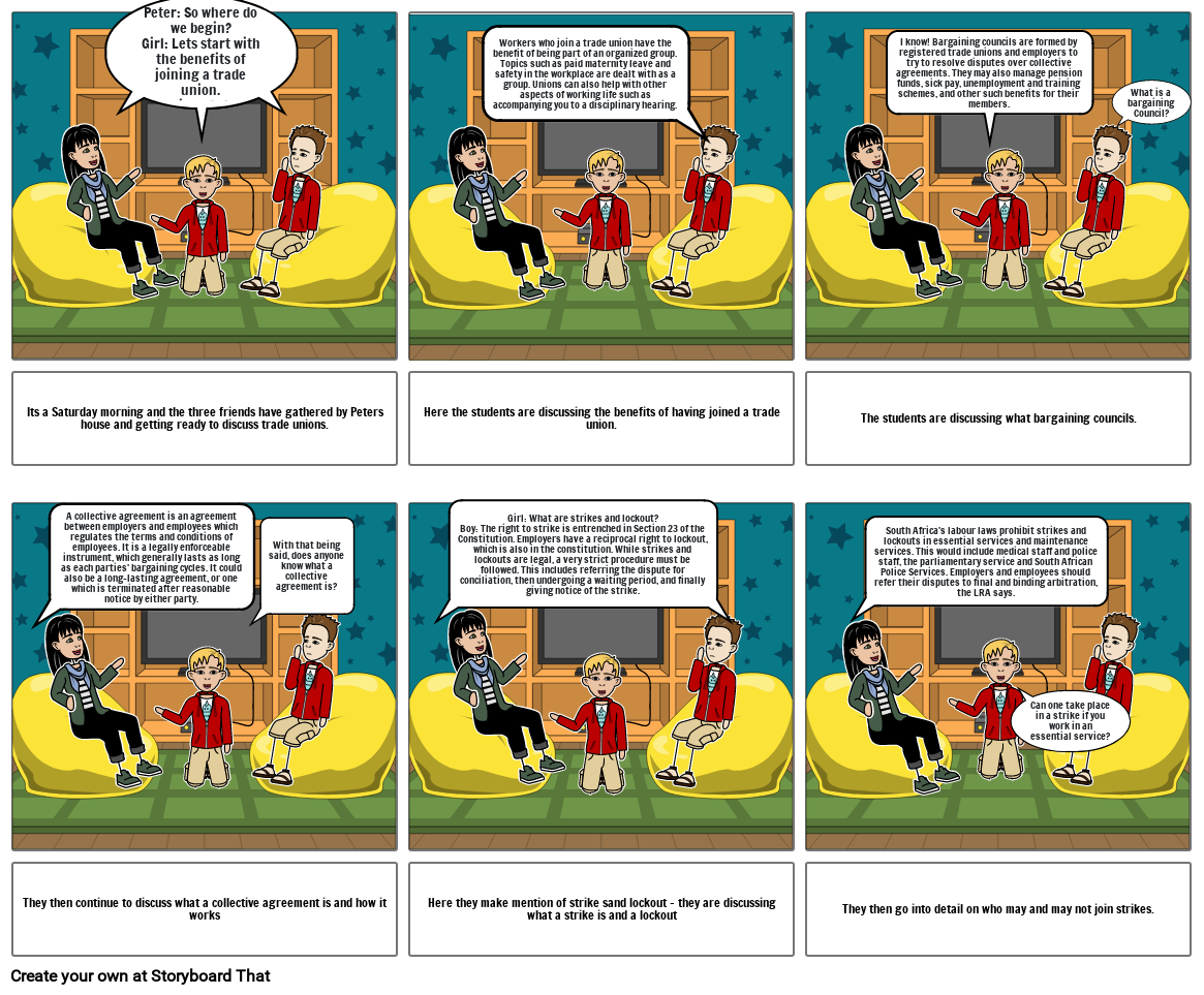 Trade Union 3 Storyboard by insaaf