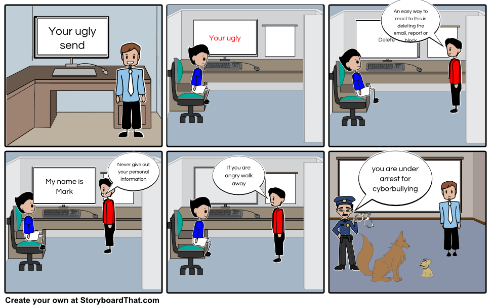 Online Safety Storyboard by isawesome
