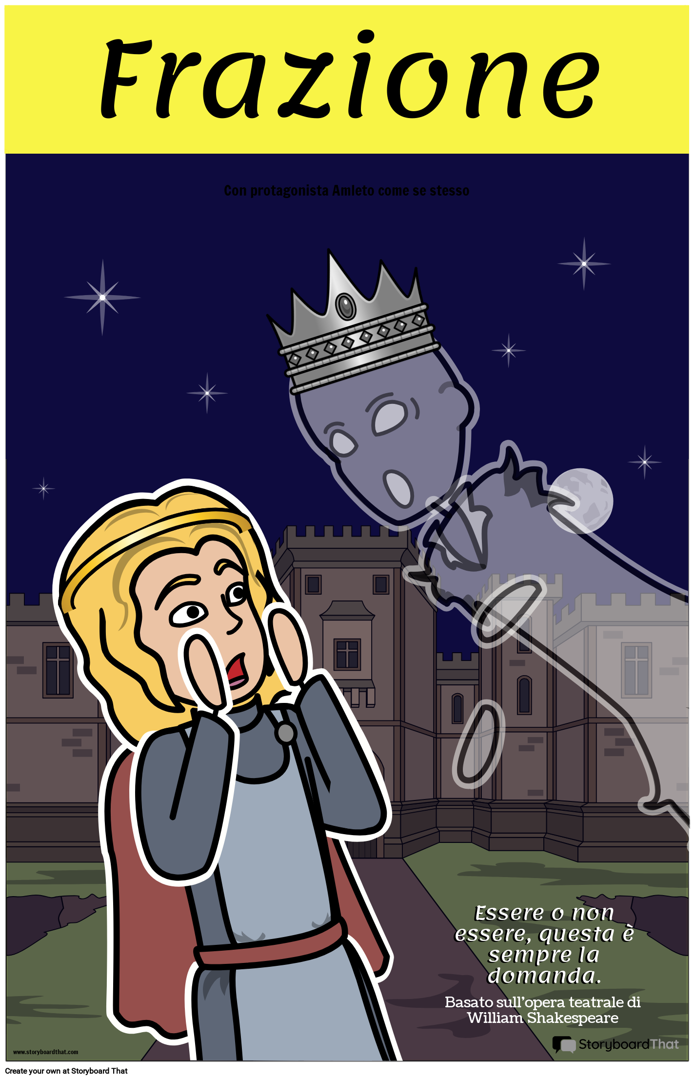 Amleto ELA Poster Storyboard by it-examples