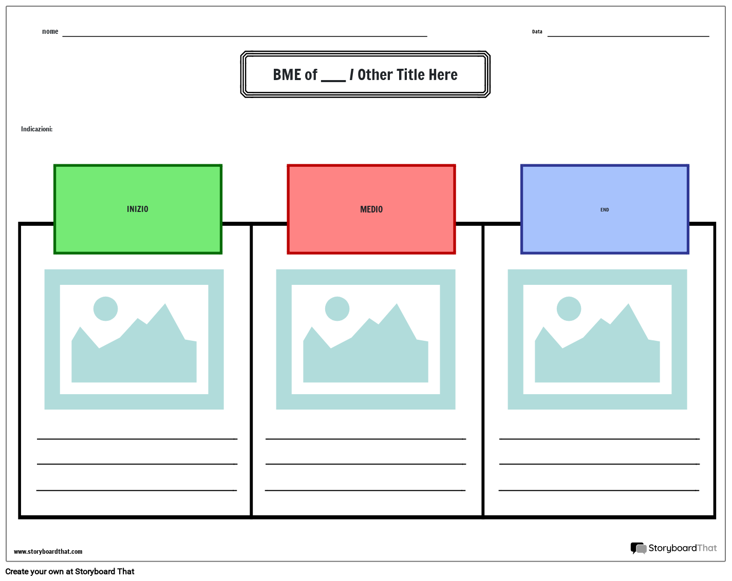 BME 2 Colore Storyboard by it-examples
