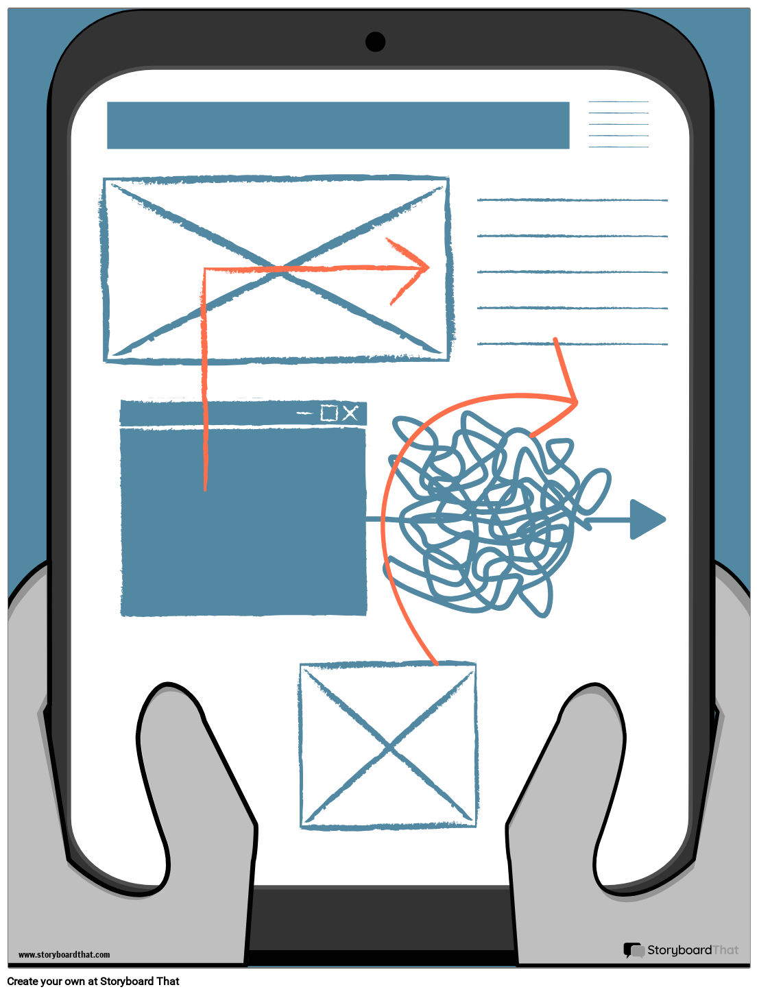 Disegna Wireframe 4 Storyboard by it-examples
