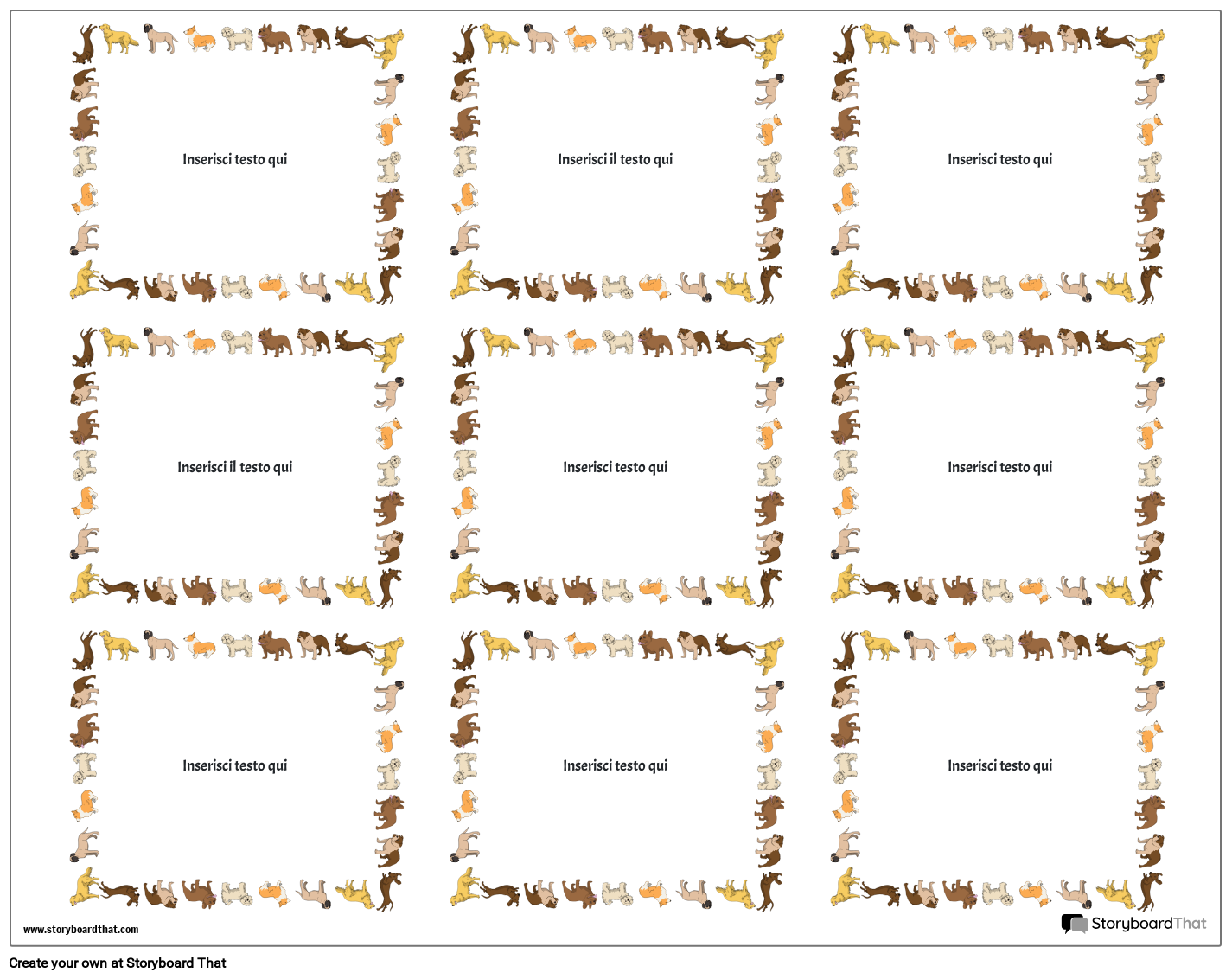 Etichette 8 Storyboard por it-examples