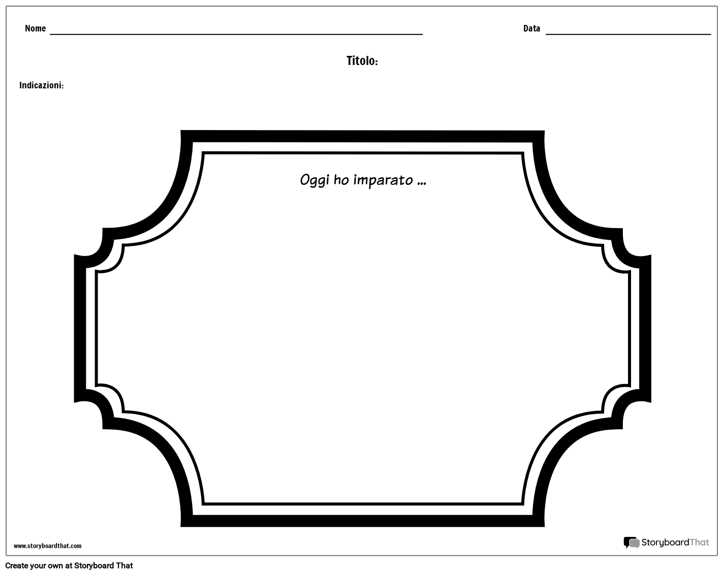 Exit Ticket - Sign Storyboard by it-examples