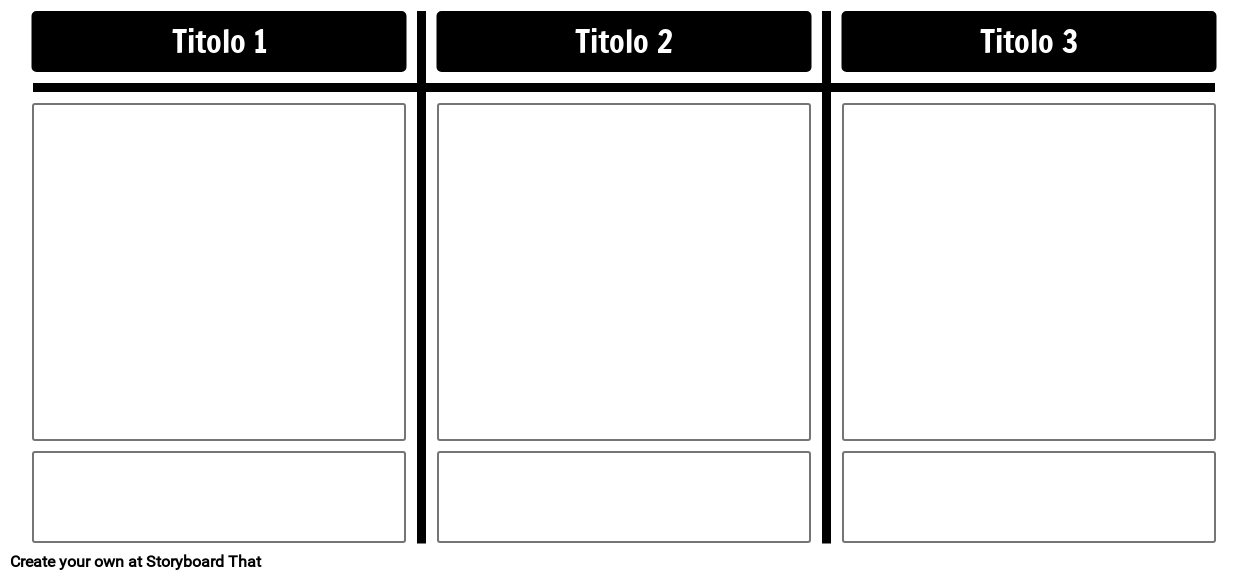 Grafico A 3 Colonne T Storyboard Per It Examples