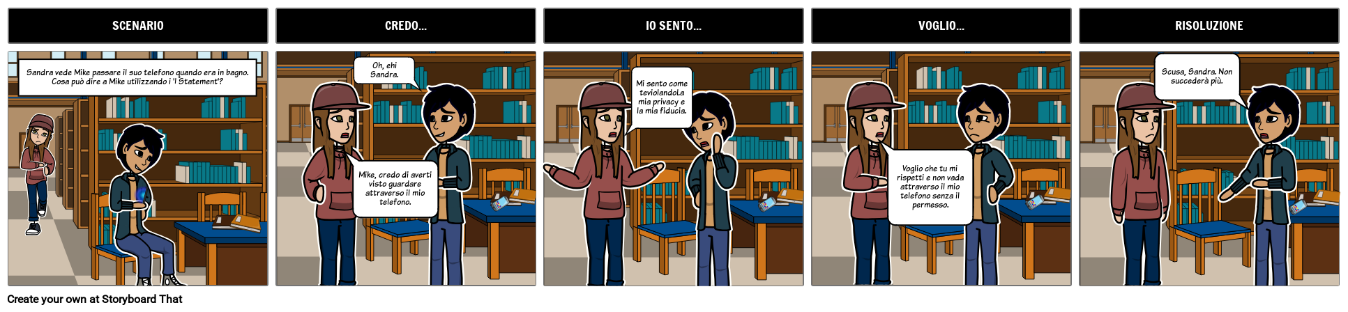 I Dichiarazioni Storyboard par it-examples