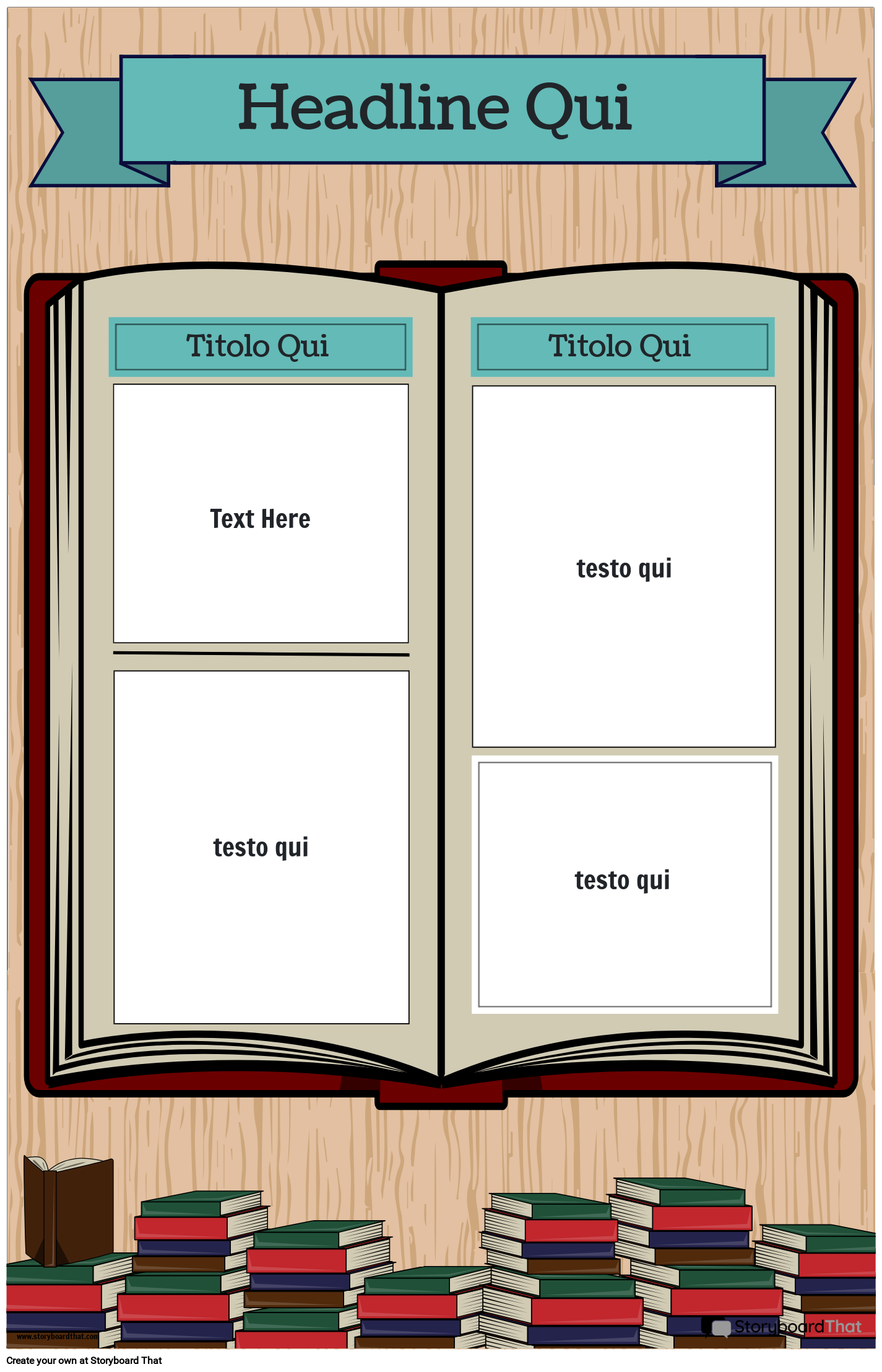 Libri Poster 1 Storyboard por it-examples