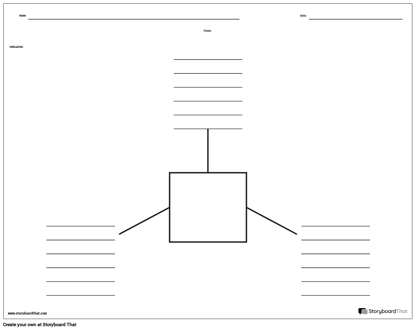 Mappa Del Ragno Con Linee 3 Storyboard Por It Examples
