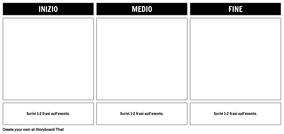 Modello Bme Storyboard Per It Examples