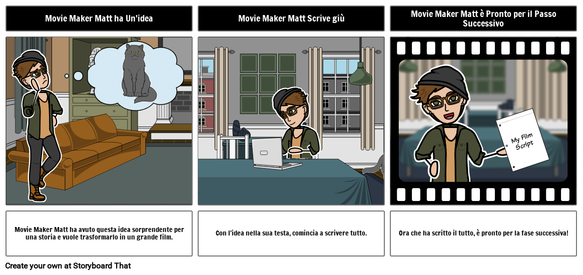 Movie Maker Script di Matt Storyboard per it-examples