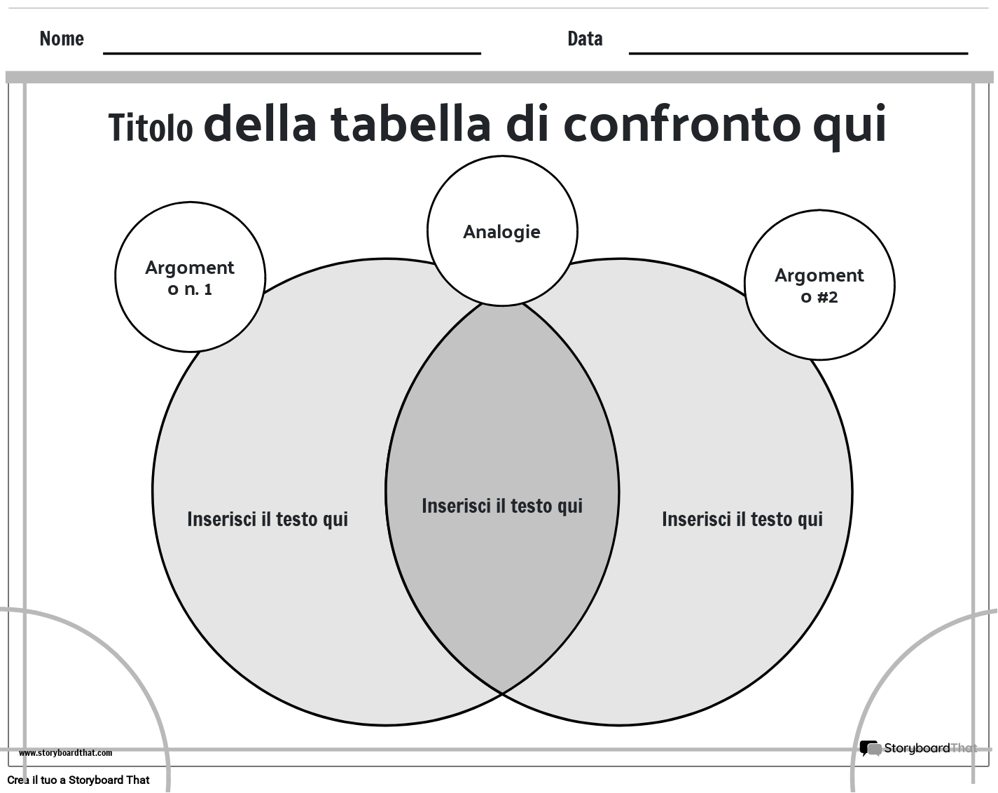 Nuovo Crea modello grafico di confronto pagine 1 (bianco e nero)