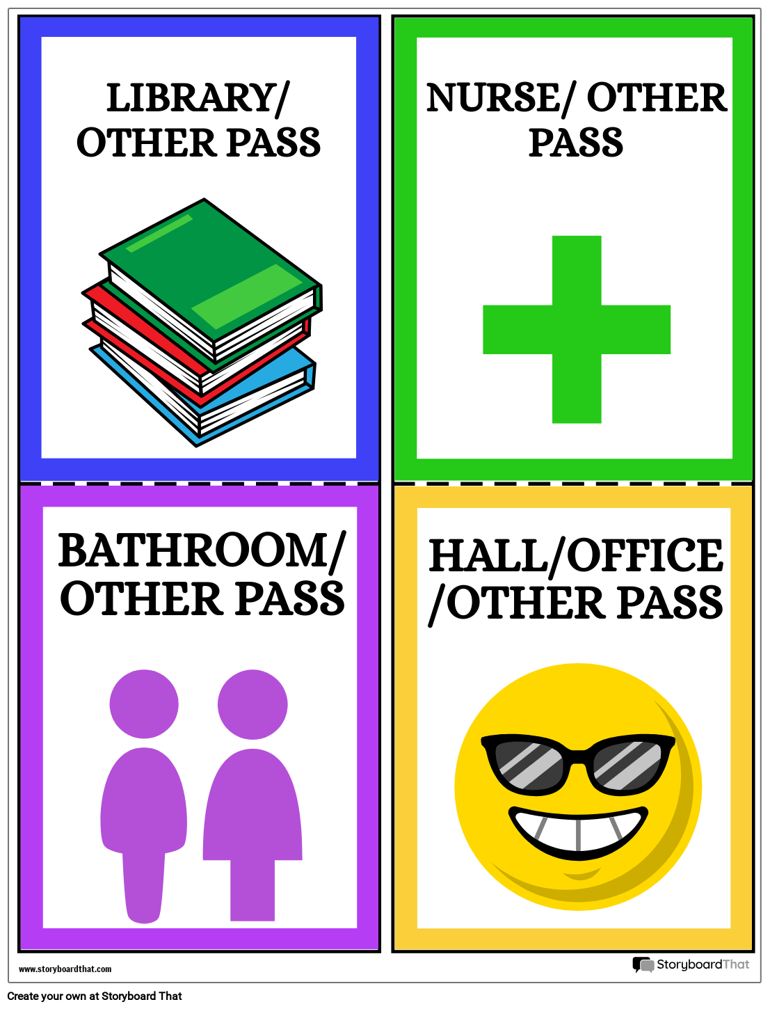 Pass Hall 2 Storyboard Por It Examples