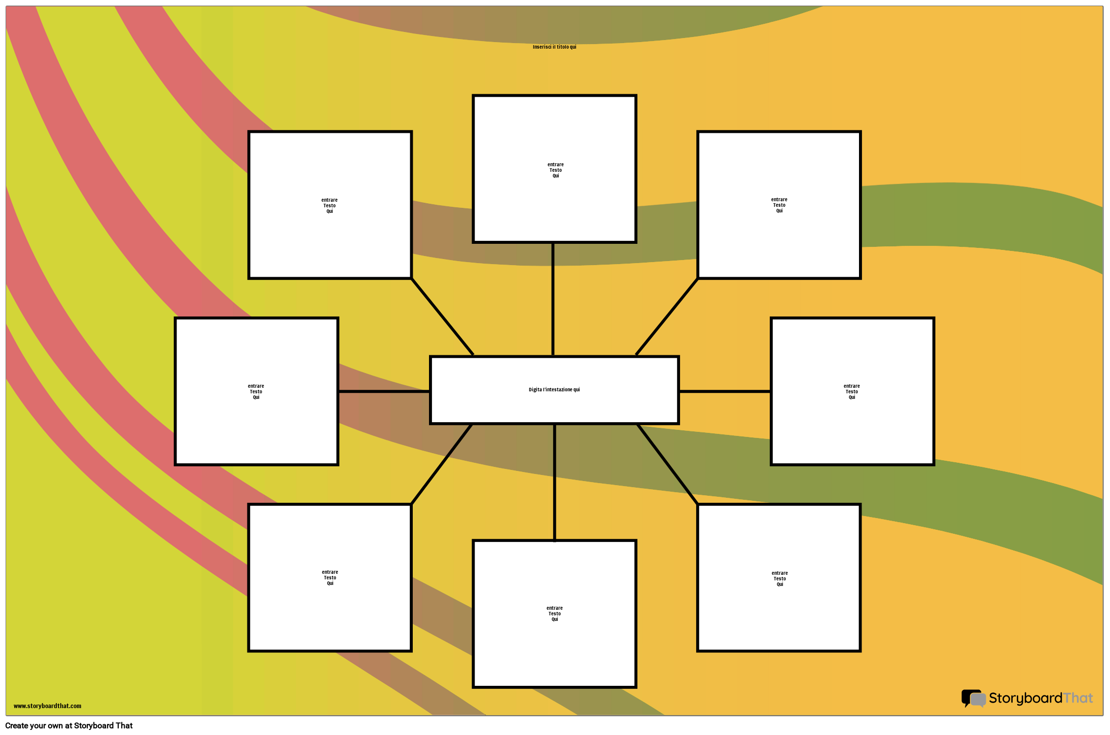 Poster Della Mappa del Ragno Storyboard af it-examples
