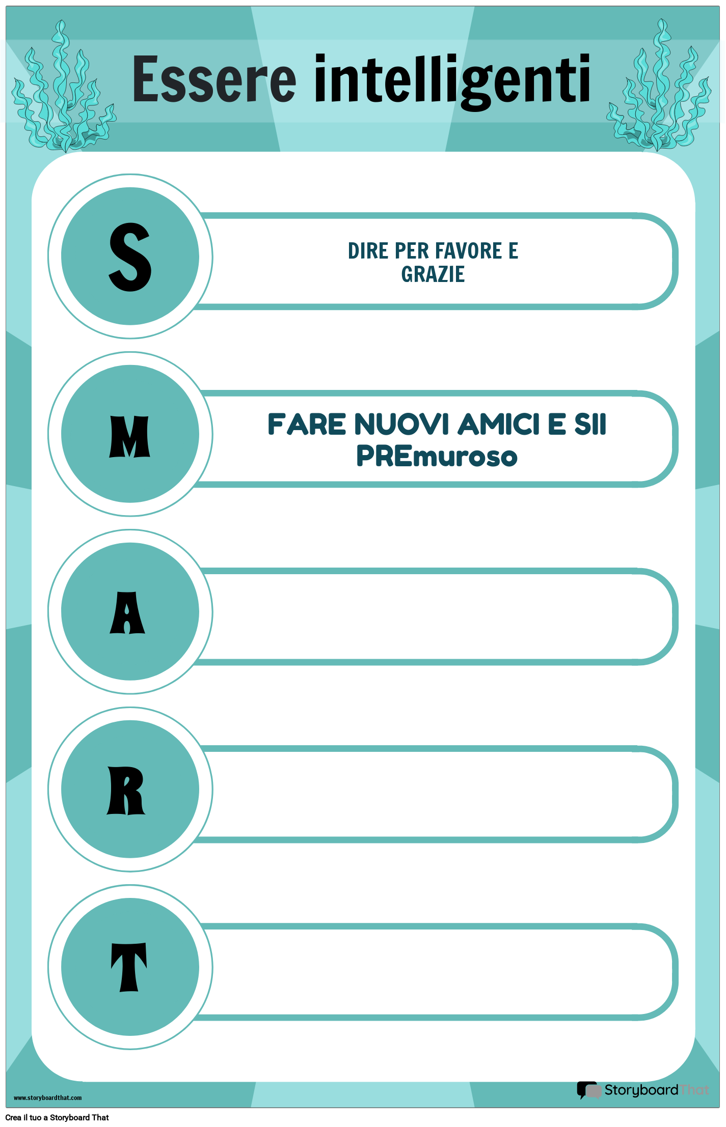 SMART - Poster Motivazionali per la Classe Storyboard