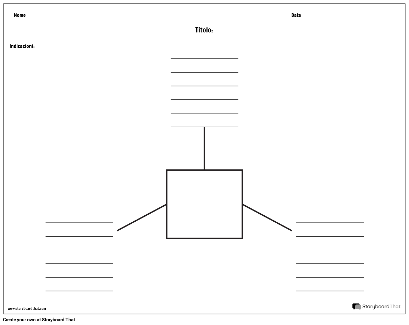 Spider Map with Lines - 3 Storyboard por it-examples