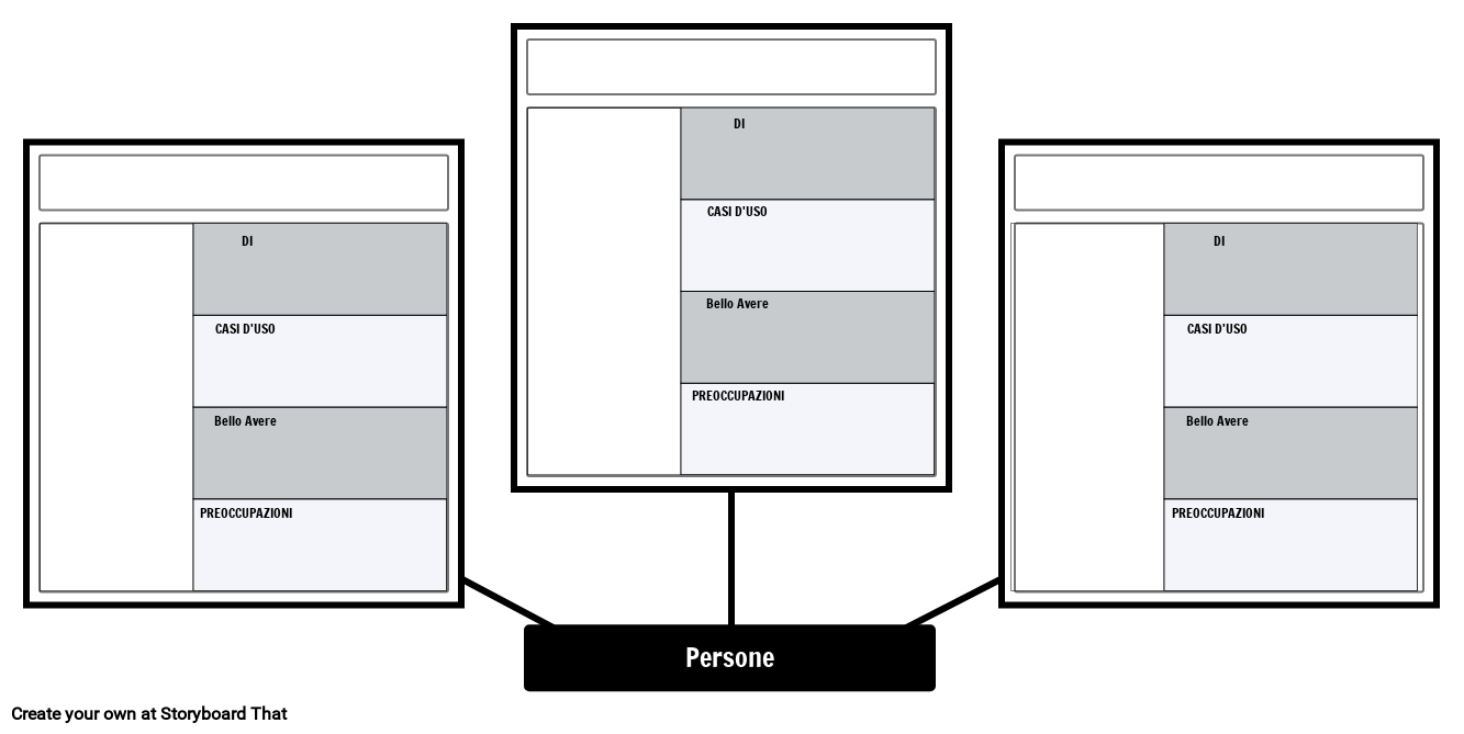 Stampabile Persona Template Storyboard by it-examples