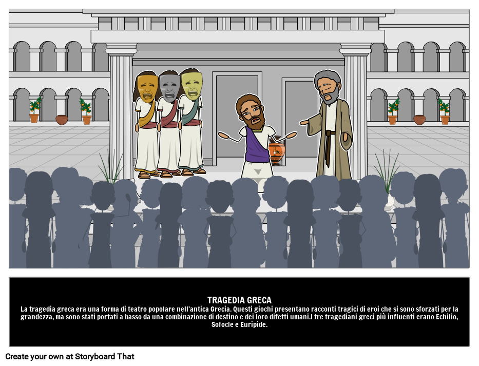 Tragedia Greca Storyboard por it-examples