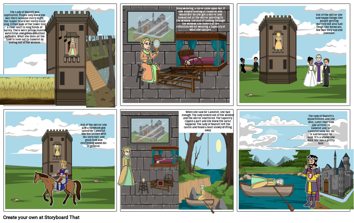 Lady Of Shalott Animation