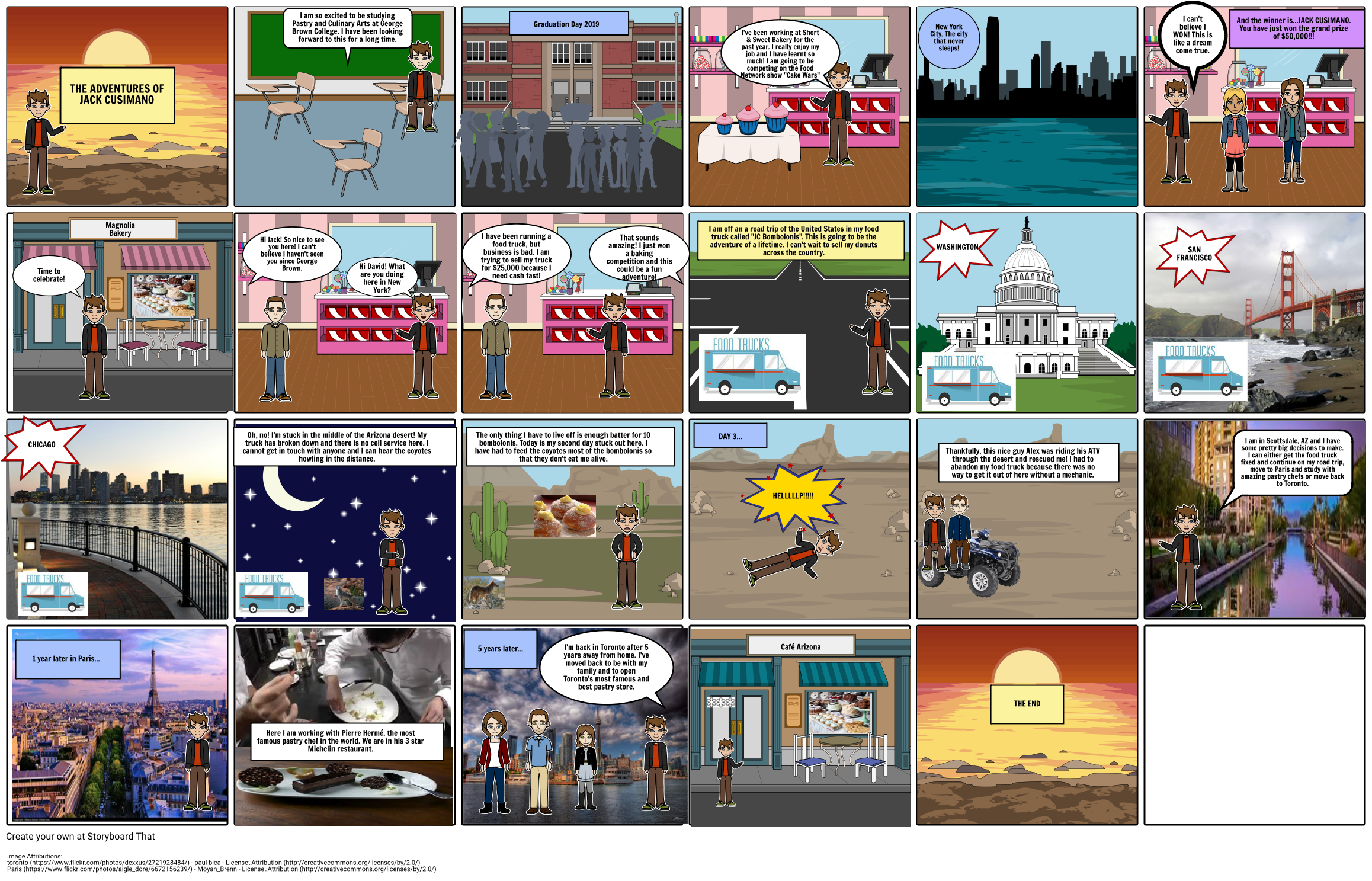 jack's life story Storyboard por jackcusimano