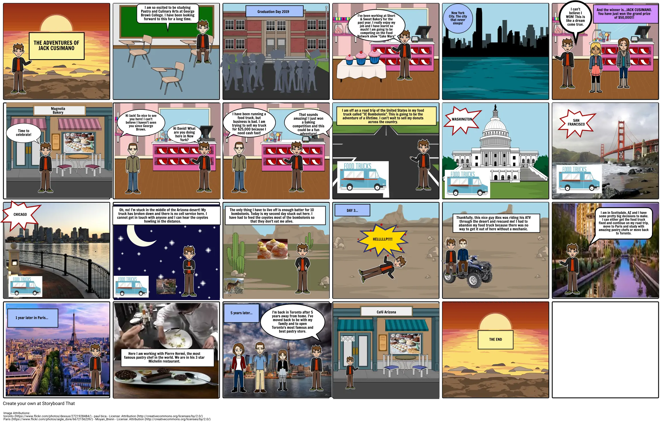 jack's life story Storyboard por jackcusimano