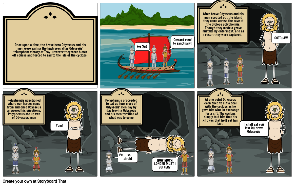 The Odyssey Storyboard por jacobirod