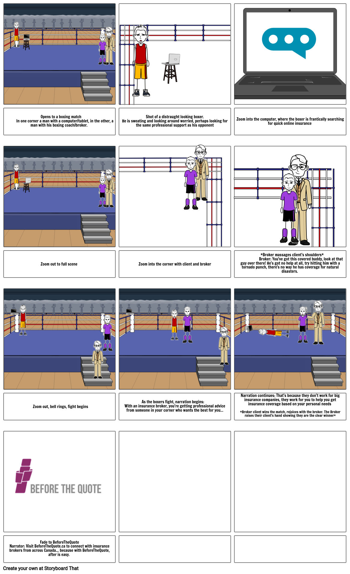 BoxingFInal? Storyboard por jake63304
