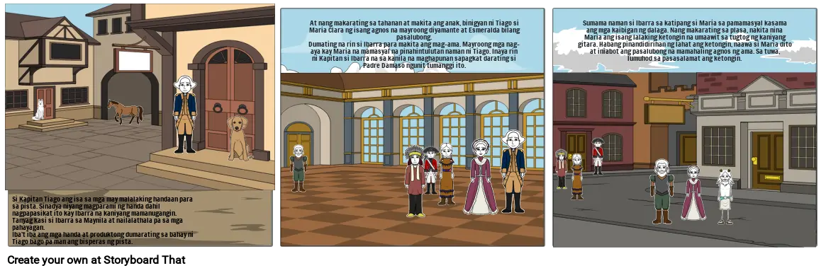 Noli Me Tangere Kabanata 27 Storyboard Por Jane080121