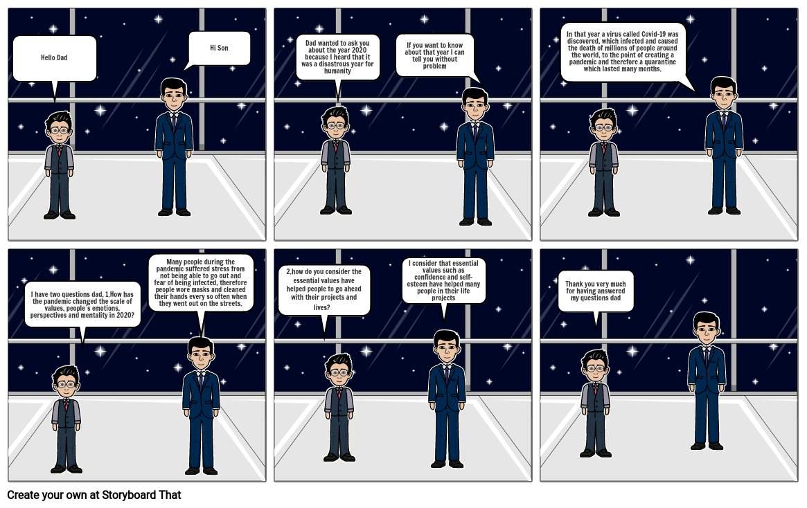 Values Proyect Storyboard por jduran32627