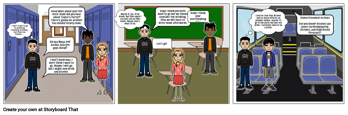 Decision Making Comic Strip Storyboard by jeffreyh2500