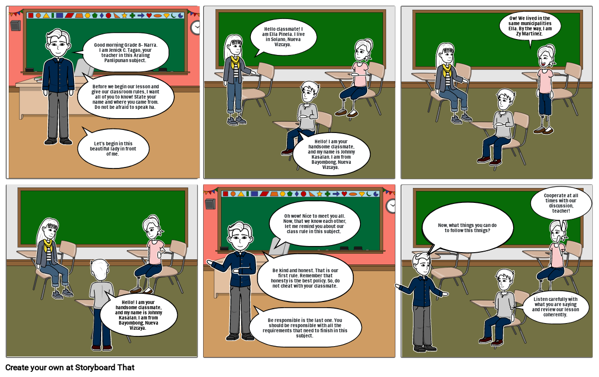 Condusive Environment Storyboard par jenick