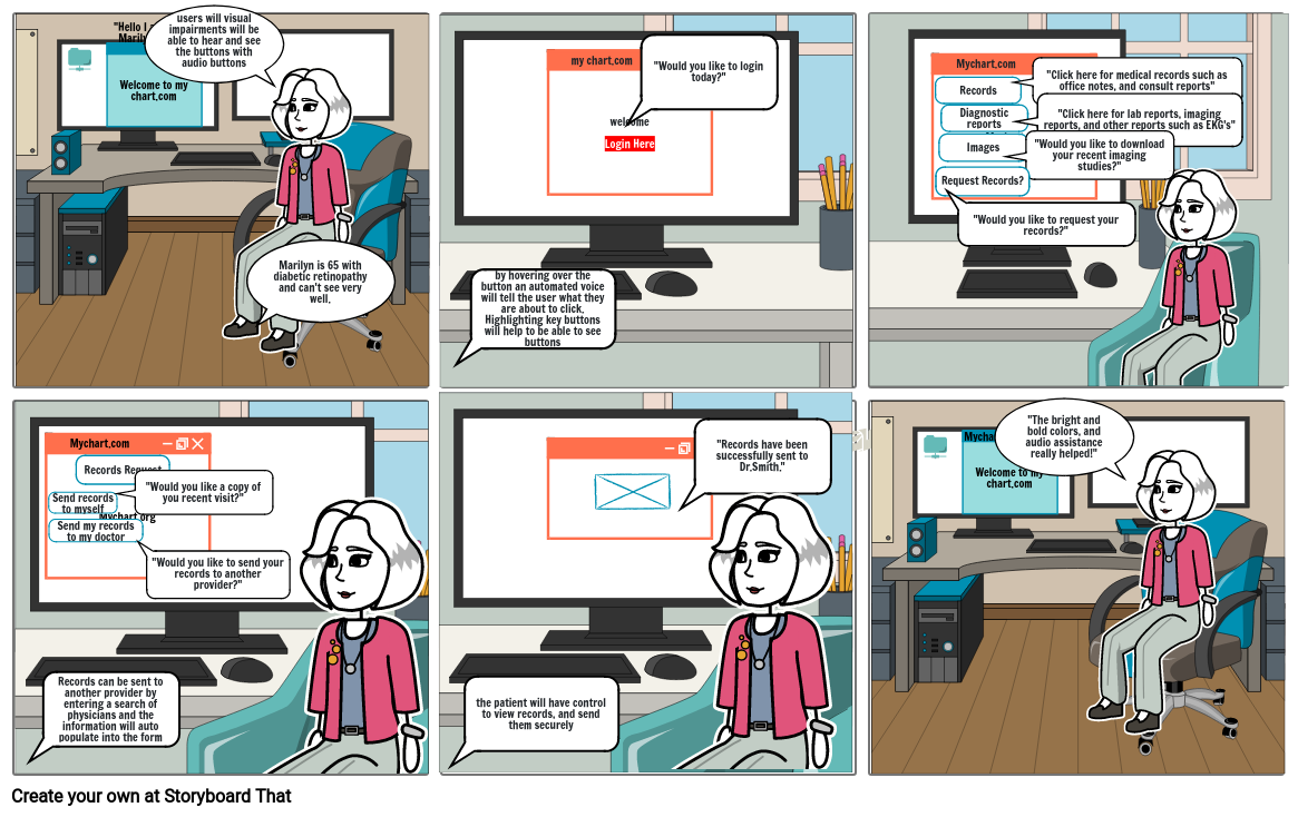 Health Information Systems Storyboard by jessica1311