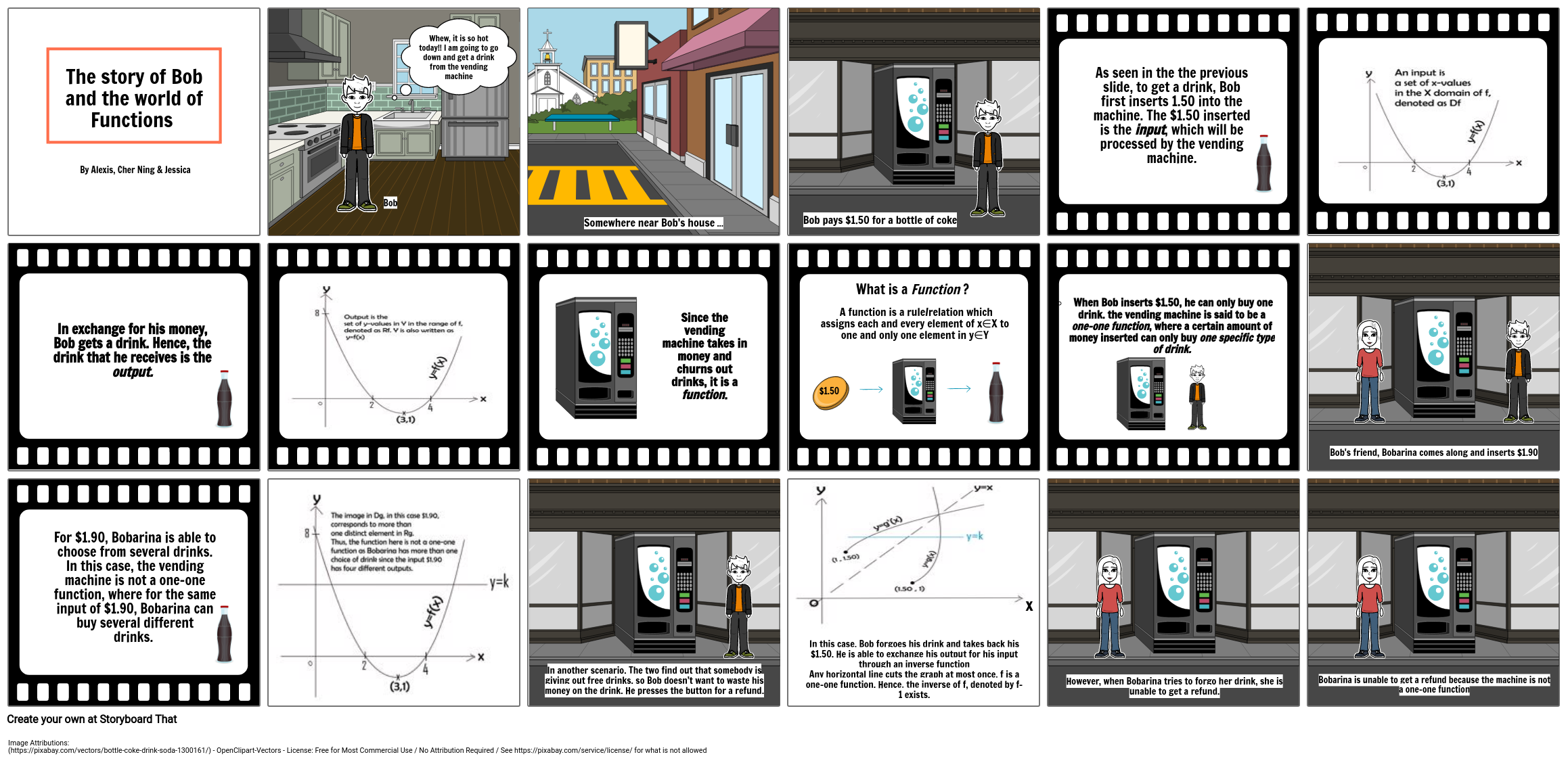 Math AA Comic Storyboard por jessica88217
