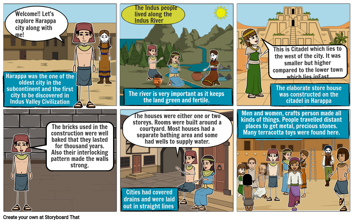 INDUS VALLEY CIVILIZATION Storyboard By Jimmy7n