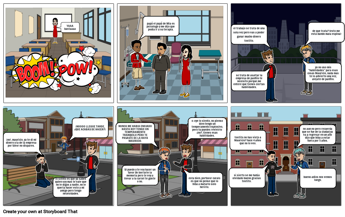comic temperamento Storyboard by jior