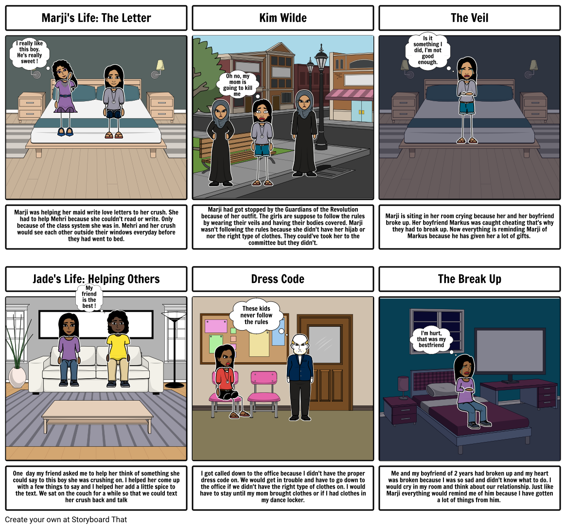 Marji's Project Storyboard por jmcdowell68879