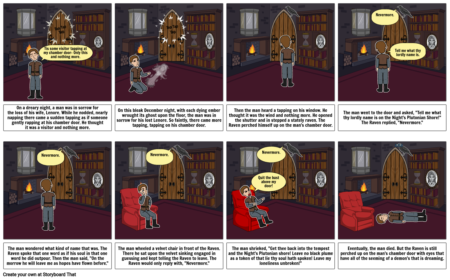 The Raven Storyboard by jnoll918