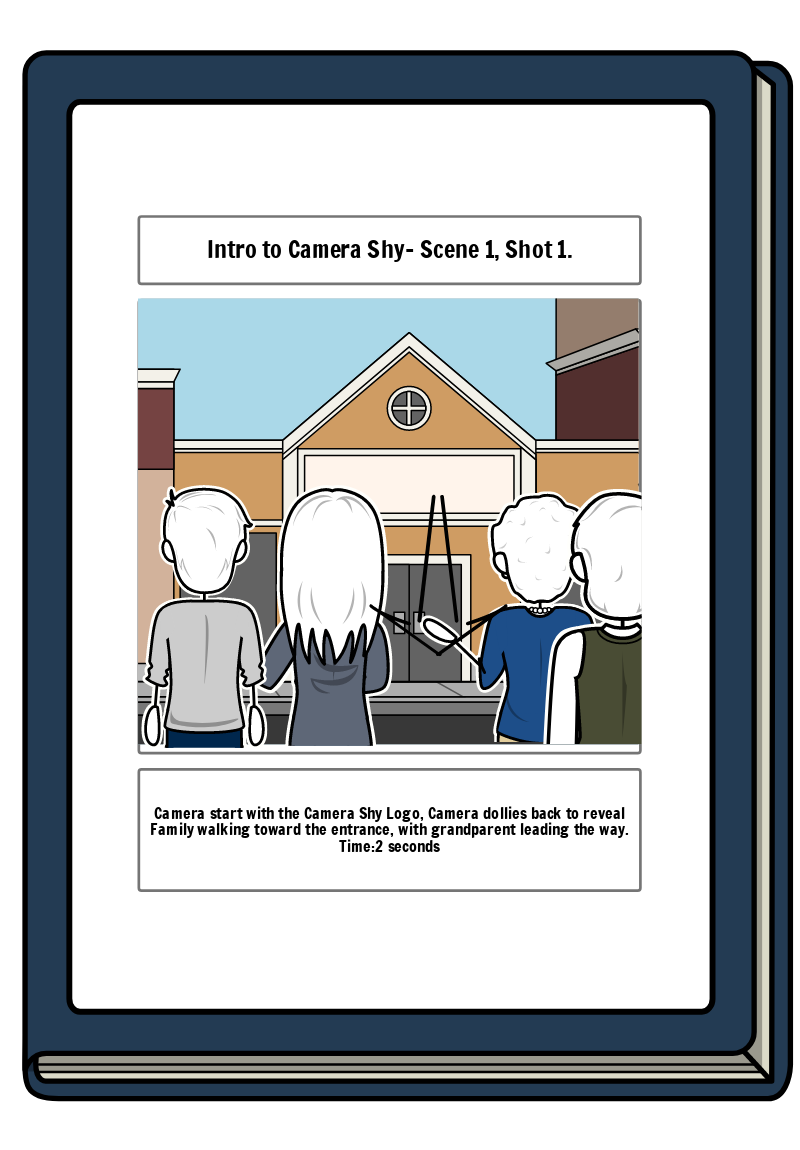 Camera Shy Commercial Storyboard por jose61802