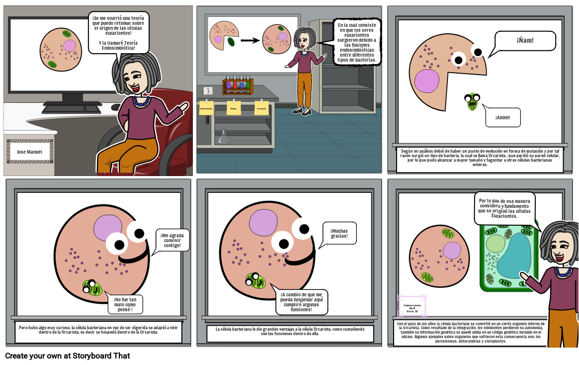 biologia Storyboard por josemau