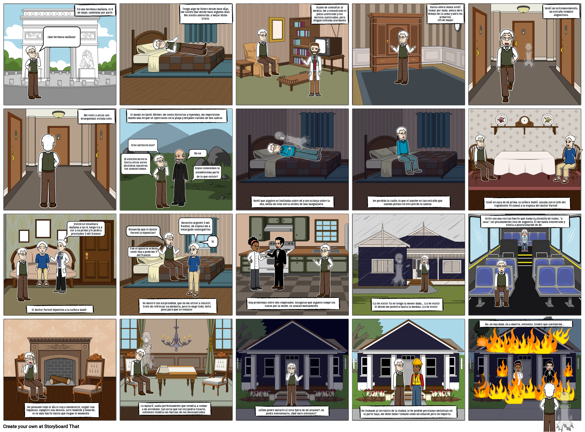 horla Storyboard by josesitopanzonsito