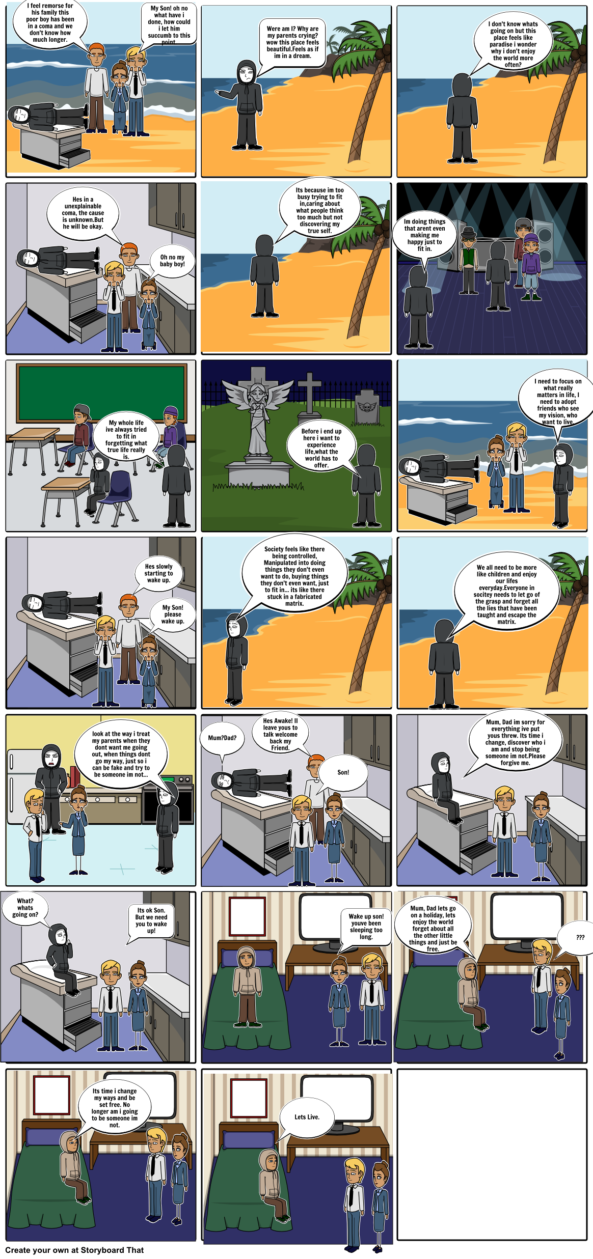 ENGLISH TASK Storyboard By Joshm8101