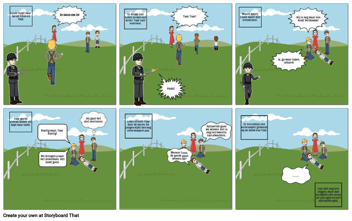 40 45 Storyboard By Jozefienvandervelpen