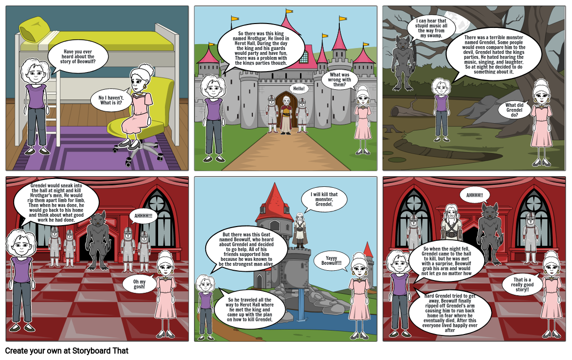 Beowulf Storyboard by jp4399