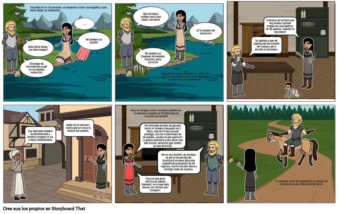 LA LLORONA Pt. 1 Storyboard by juan24702