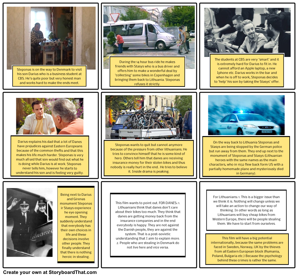 Steponas ir Stasys Storyboard por justele