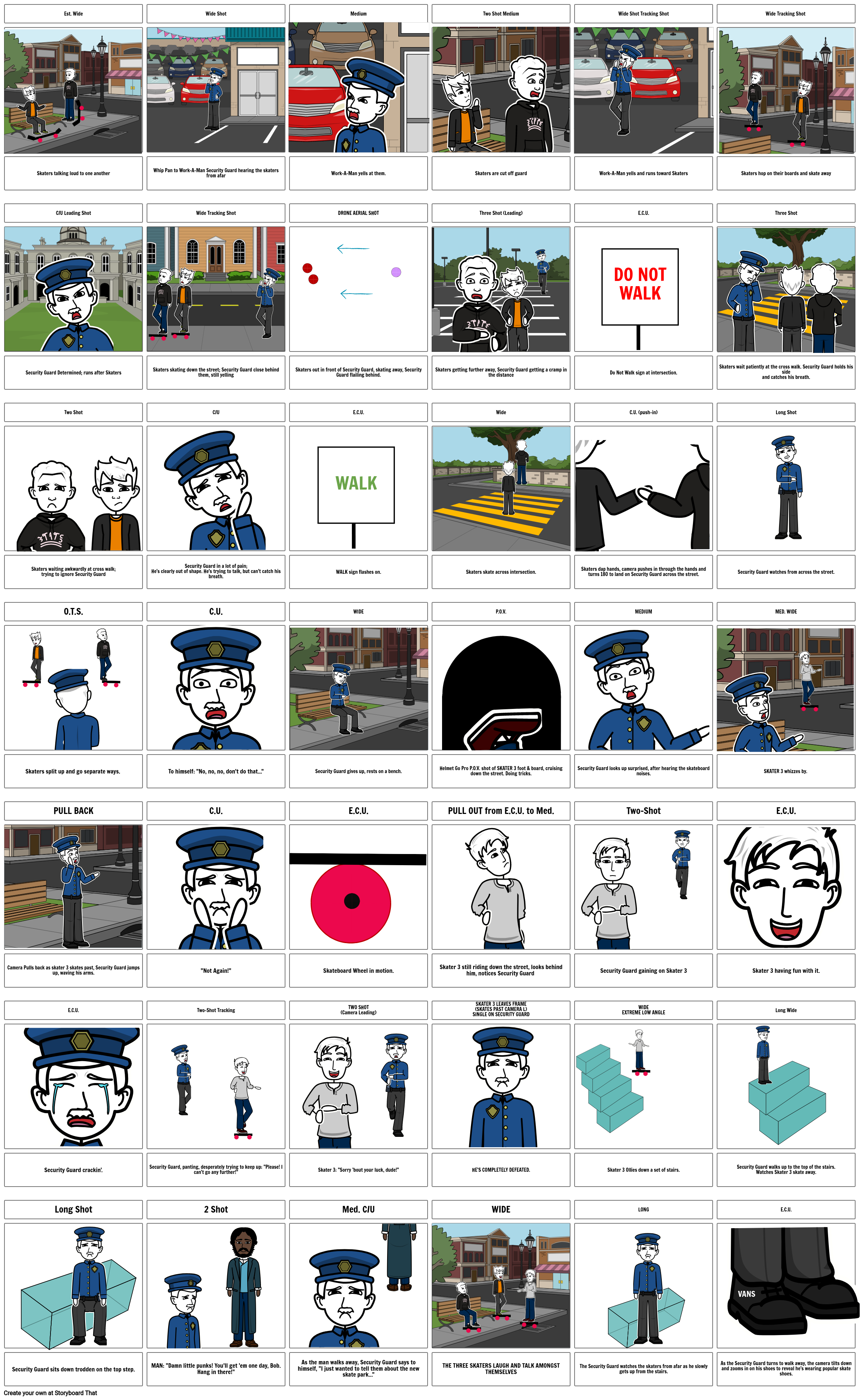 chase Storyboard por justin50172